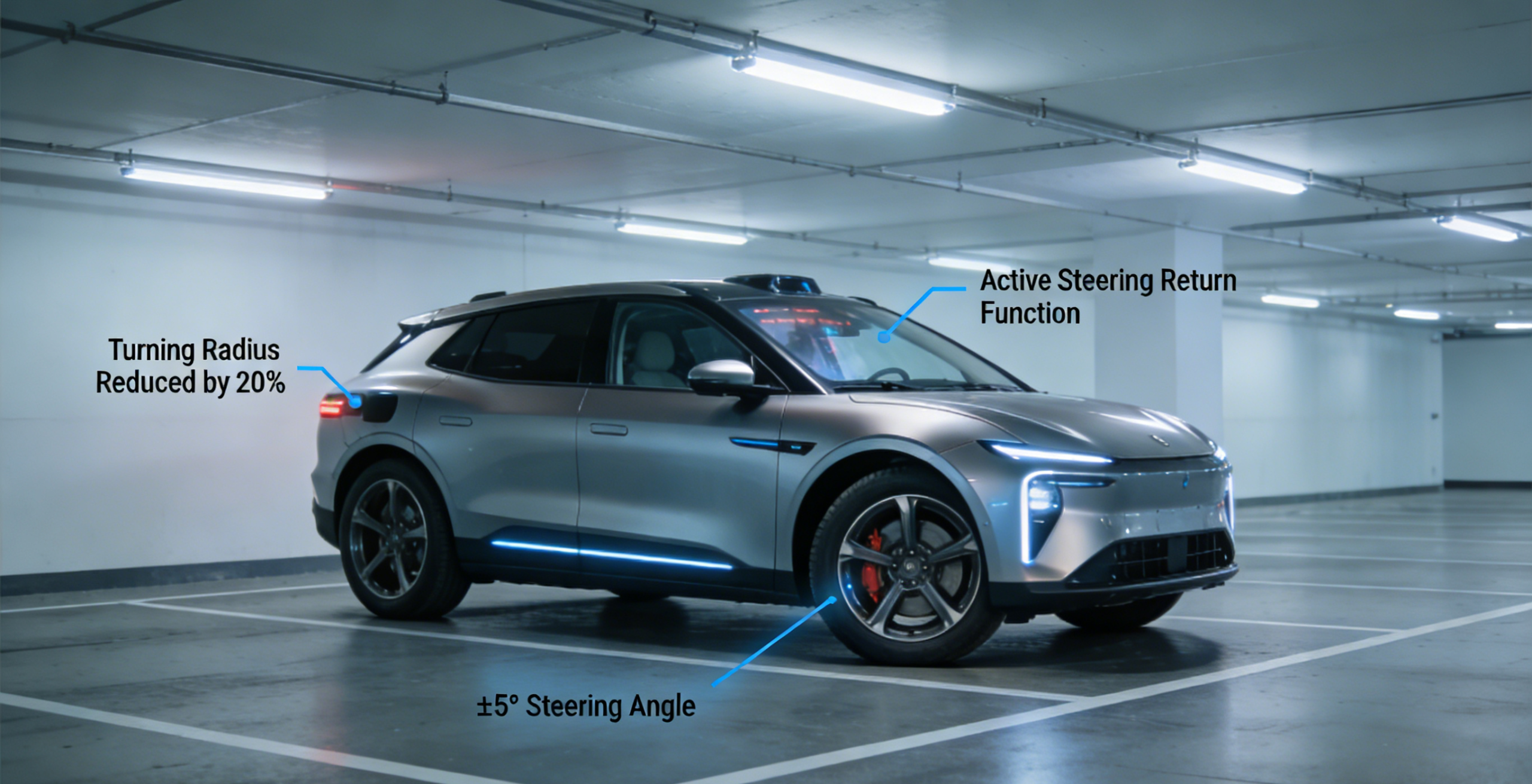XEPS Autonomous Driving Rear-Wheel Steering Test Vehicle - Detailed ...